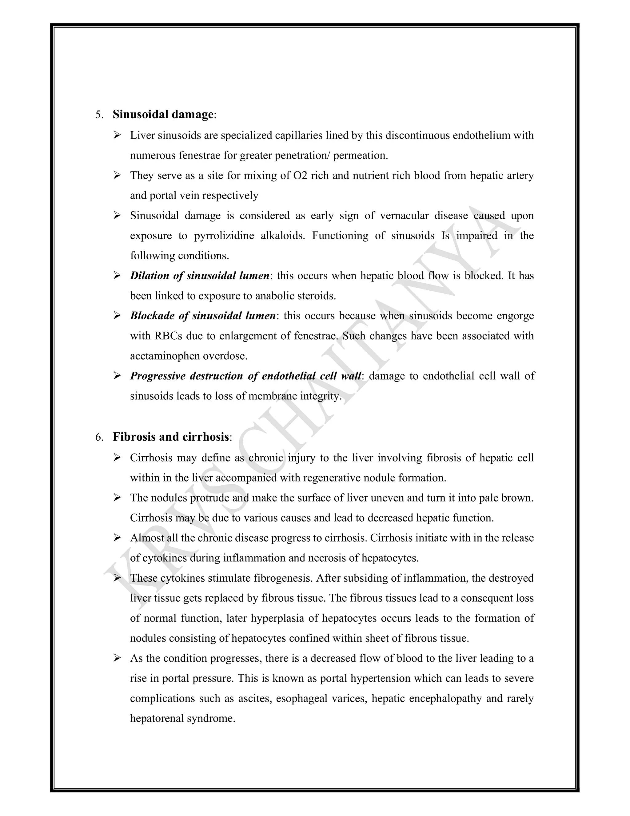 TOXIC RESPONSES OF LIVER | PDF