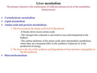 liver.ppt Biochemistry and clinical functions | PPT
