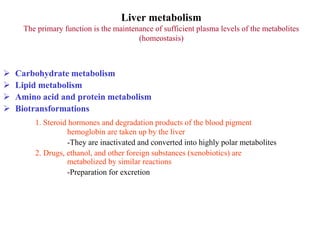 liver.ppt Biochemistry and clinical functions | PPT