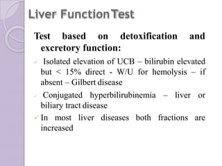 Liver functions, disorders | PPTX
