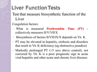 Liver functions, disorders | PPT