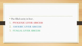 Liver abcsess | PPTX