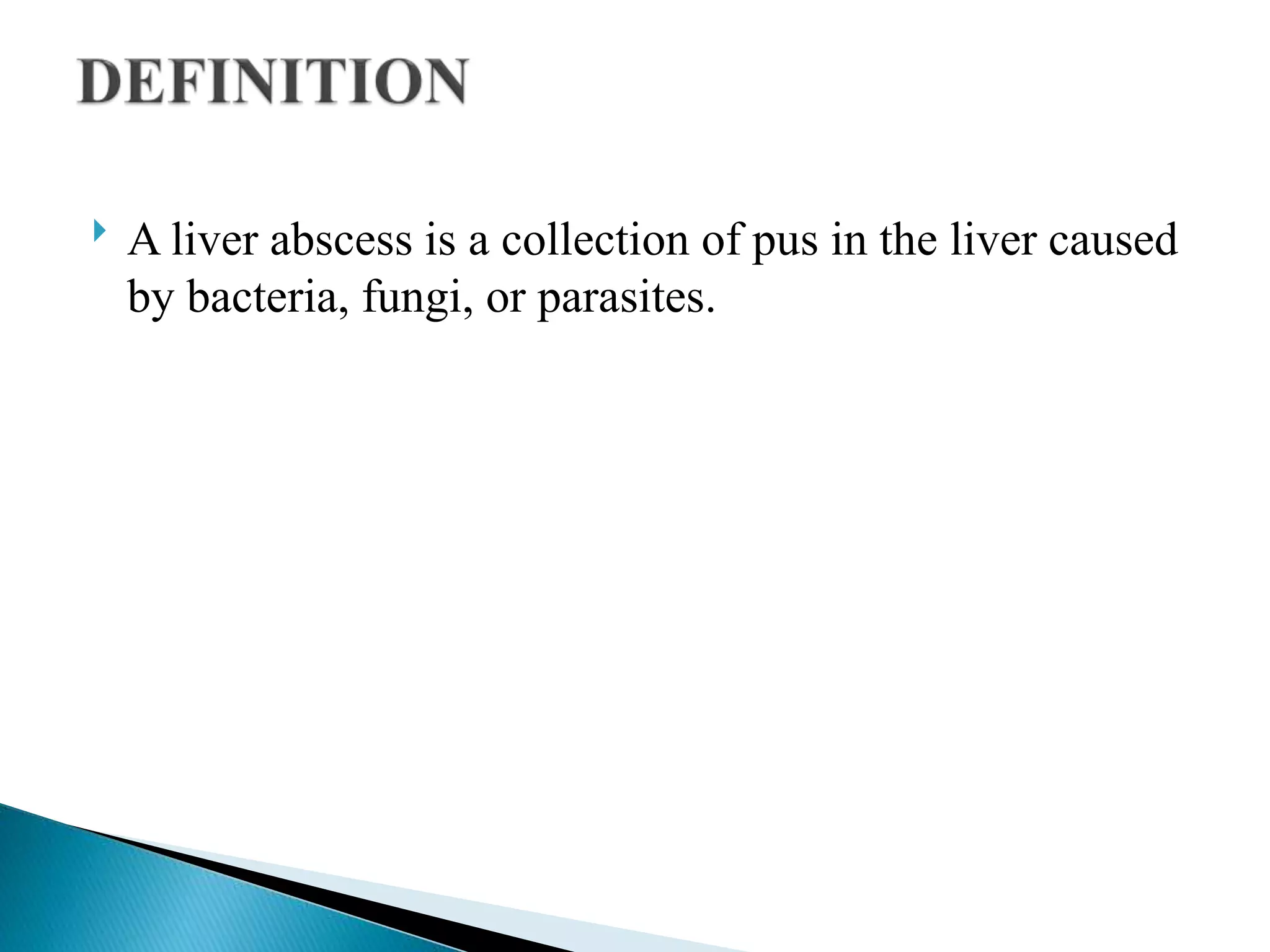 Liver abscess | PPTX