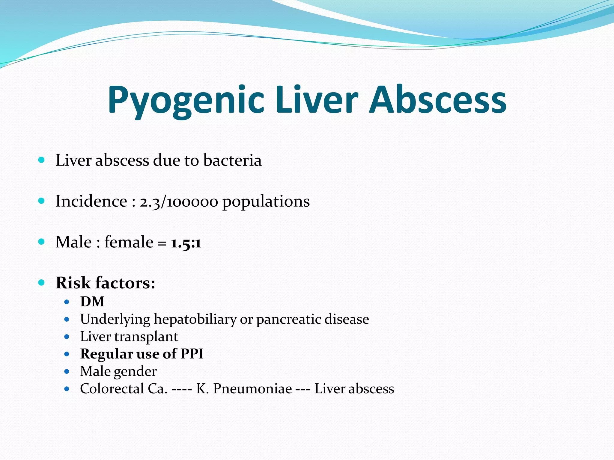 Liver Abscess | PPTX