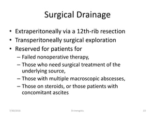 Liver abscess | PPTX