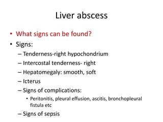 Liver abscess | PPT
