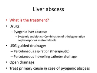 Liver abscess | PPT