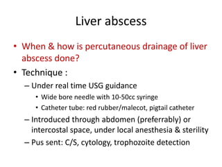 Liver abscess | PPT