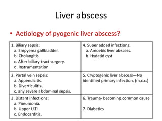 Liver abscess | PPT