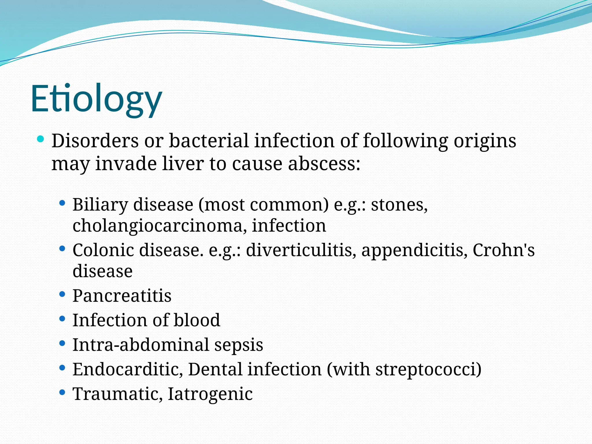 LIVER ABSCESS- introduction, definition, types, causes, sign and ...