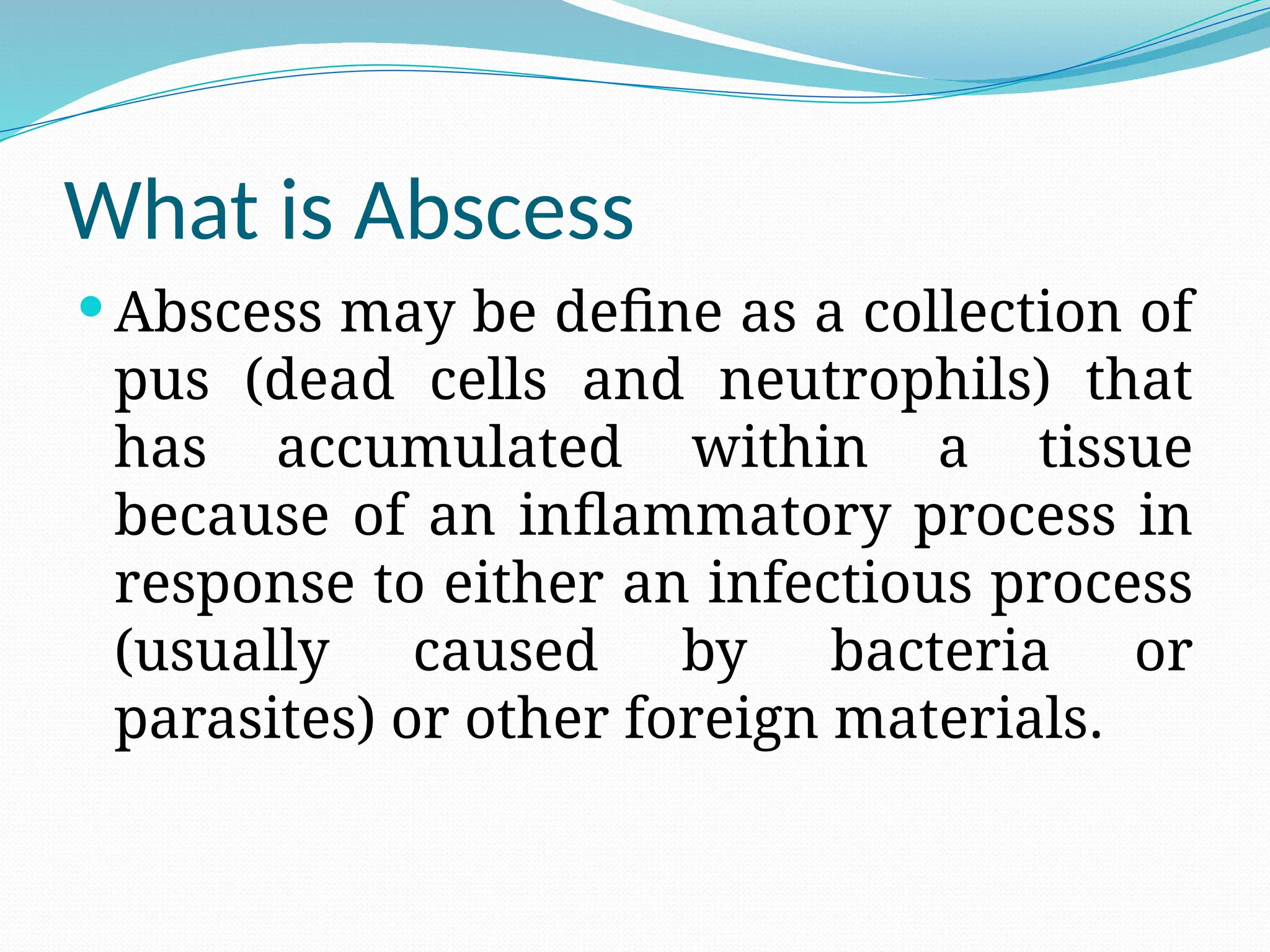 LIVER ABSCESS- introduction, definition, types, causes, sign and ...