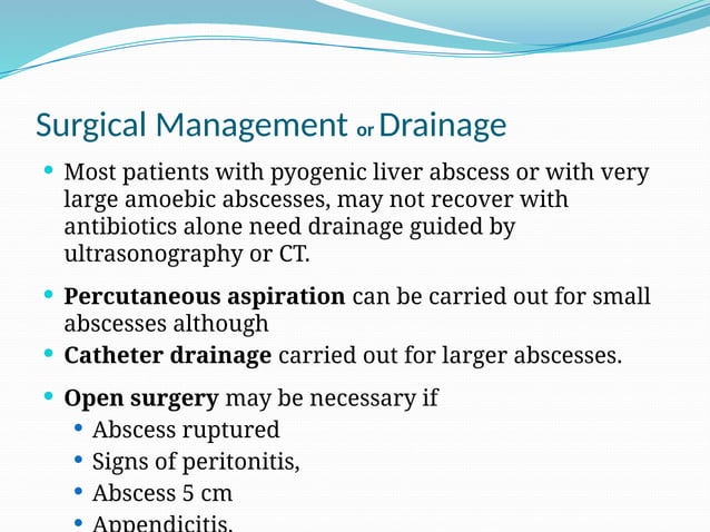 LIVER ABSCESS- introduction, definition, types, causes, sign and ...