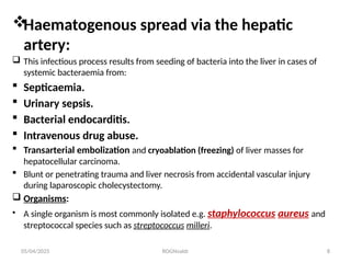 Liver Abscess in the body of a human being.pptx