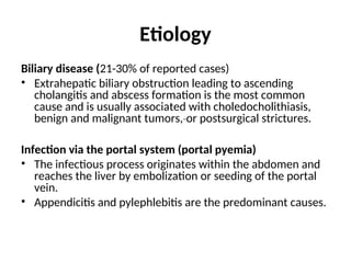 Comprehensive Overview of Pyogenic and Amebic Liver Abscesses ...