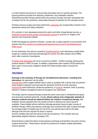 Liver Abscesses - Some important points.pdf