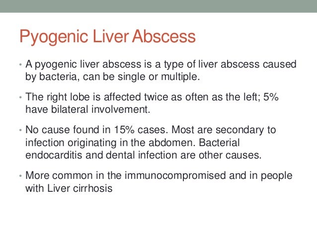 Liver abscesses and hydatid disease