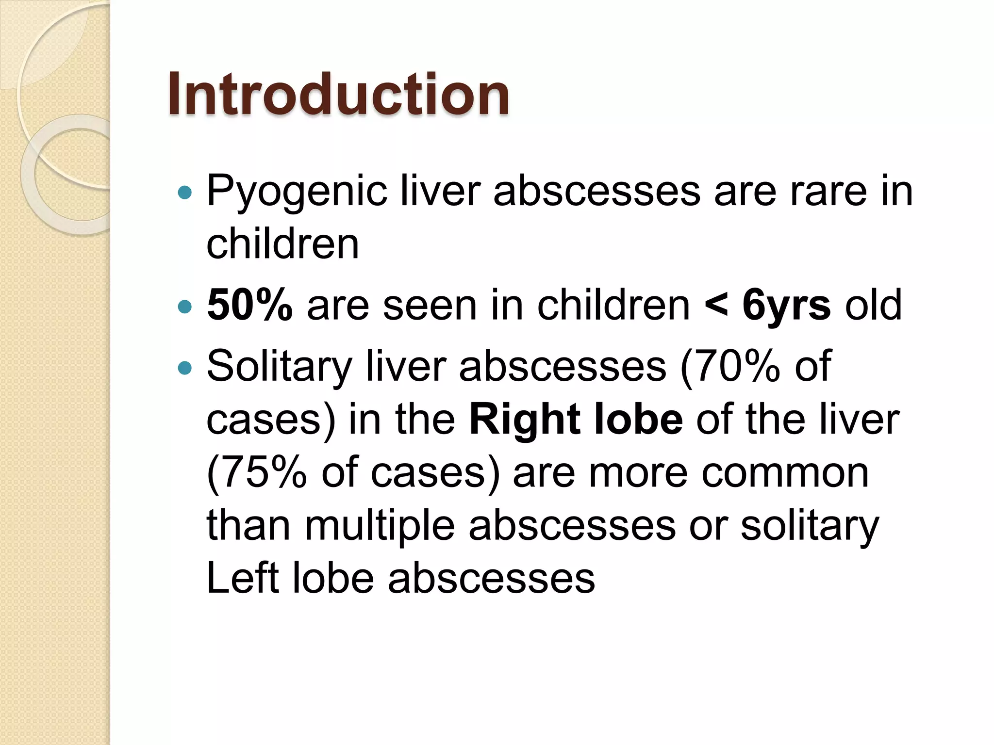 Liver abscess in children | PPTX