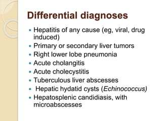 Liver abscess in children | PPTX