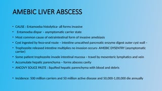 CAUSES OF liverabscess AND ITS MANAGEMENT | PPT