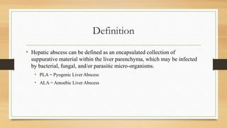 Liver Abscess | Surgery Department .pptx