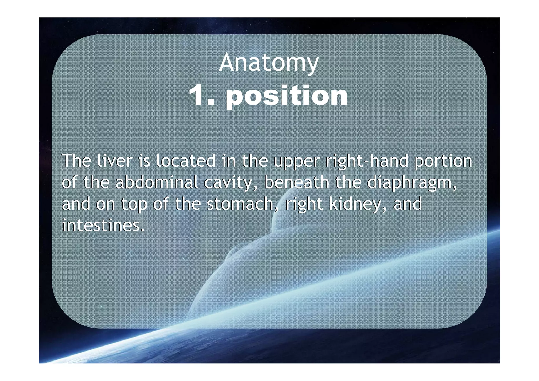 Liver trauma: Anatomy | PDF