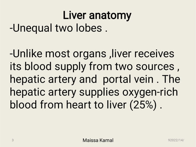 liver anatomy and functions. Physiology pdf | PPT