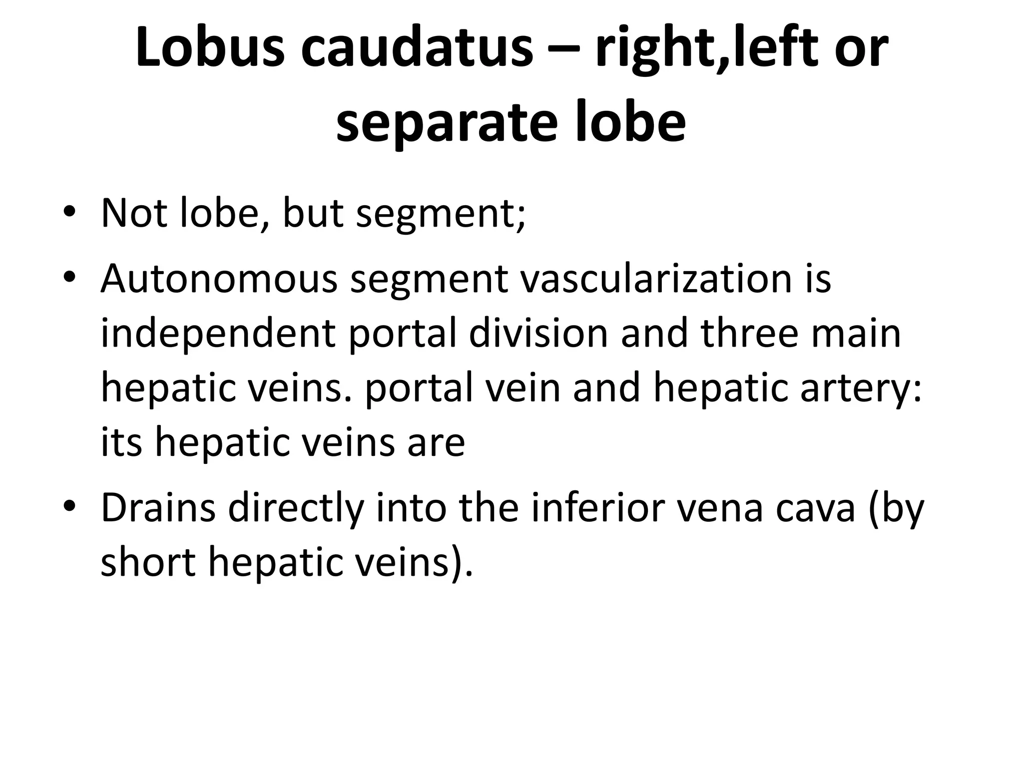Liver anatomy - history, lobes, segments (by Armata manus) | PPTX