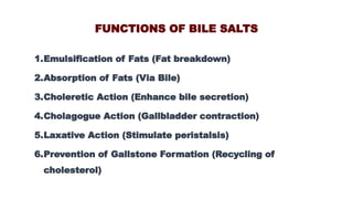 FUNCTION OF LIVER, BILE & GALLBLADDER.pptx