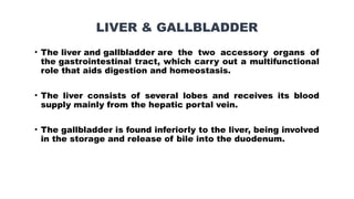 FUNCTION OF LIVER, BILE & GALLBLADDER.pptx