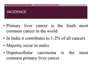 Liver cancer.pptx | Cancer | Diseases and Conditions