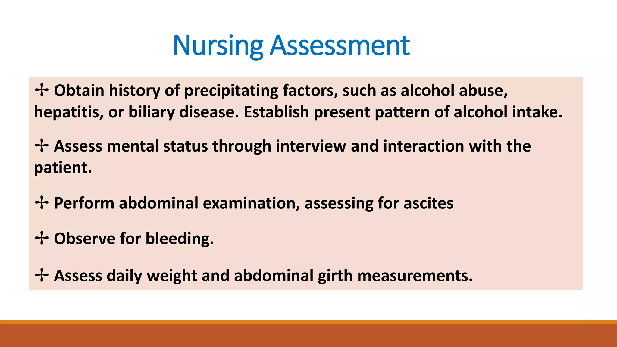 Liver cirrhosis for nursing | PDF