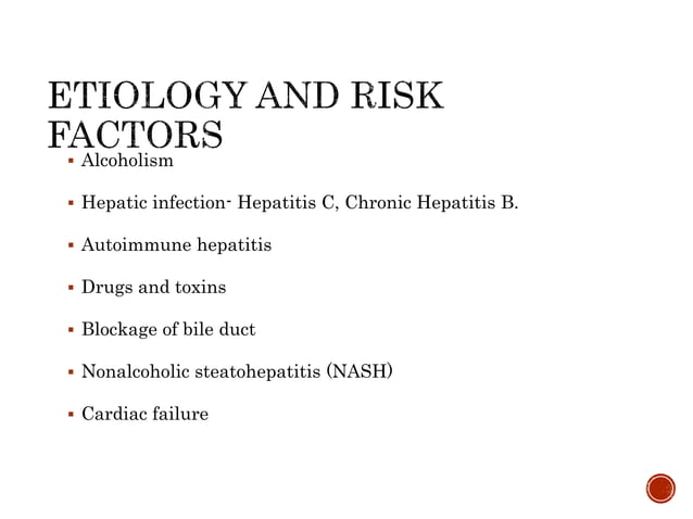 Liver Cirrhosis - etiology, types, pathophysiology, management ...