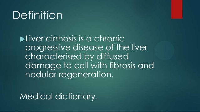 Liver cirrhosis ppt