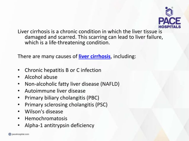 Liver Cirrhosis – Symptoms, Causes, Complications and Prevention | PPTX