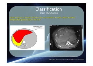 Liver Trauma: Classification | PDF