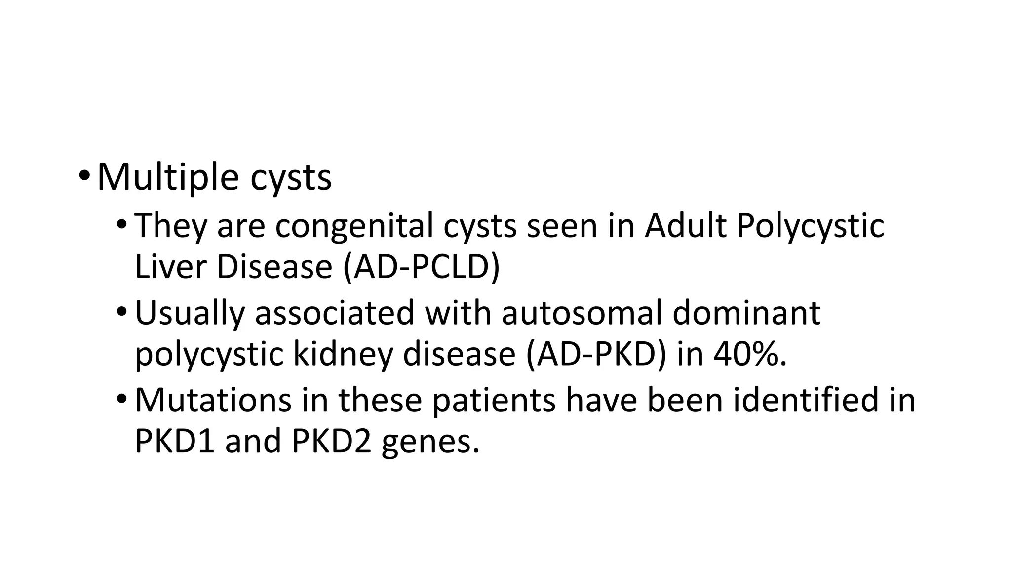 Liver Cysts and Abscesses | PPTX