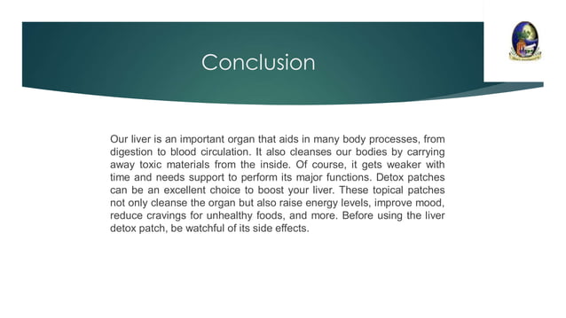 Liver Detox Patches: Benefits, Side Effects, and How to Use | PDF ...