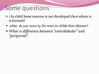 Liver development (hepatogenesis) | PPTX