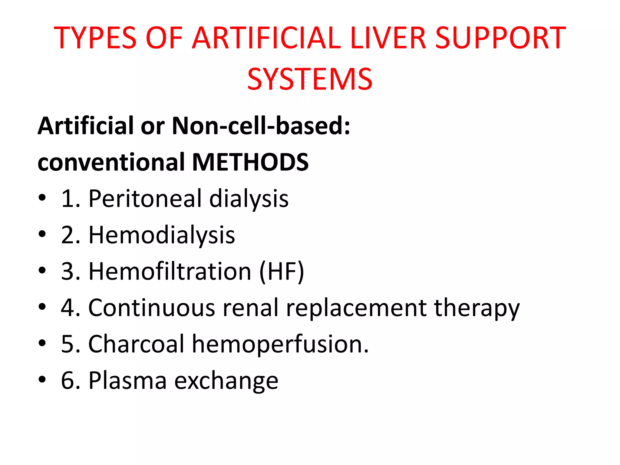 Liver dialysis | PPTX
