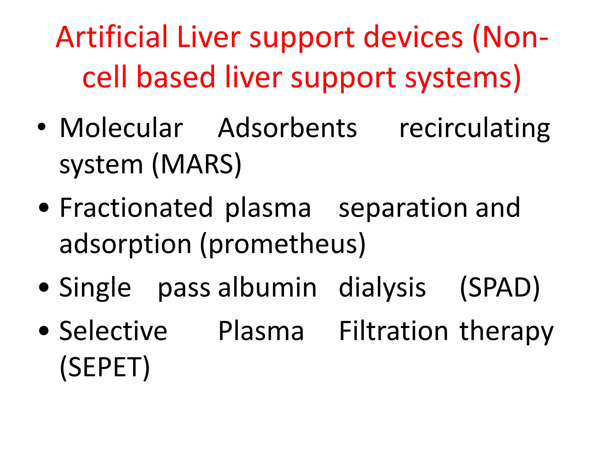 Liver dialysis | PPTX