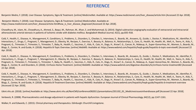 Liver disease (Case study,definition,indication,treatment,recovery ) | PPT