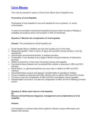 Liver Disease Important Question And Answers.pdf