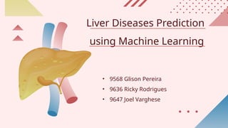 Liver Diseases Prediction analysis in india | PPTX