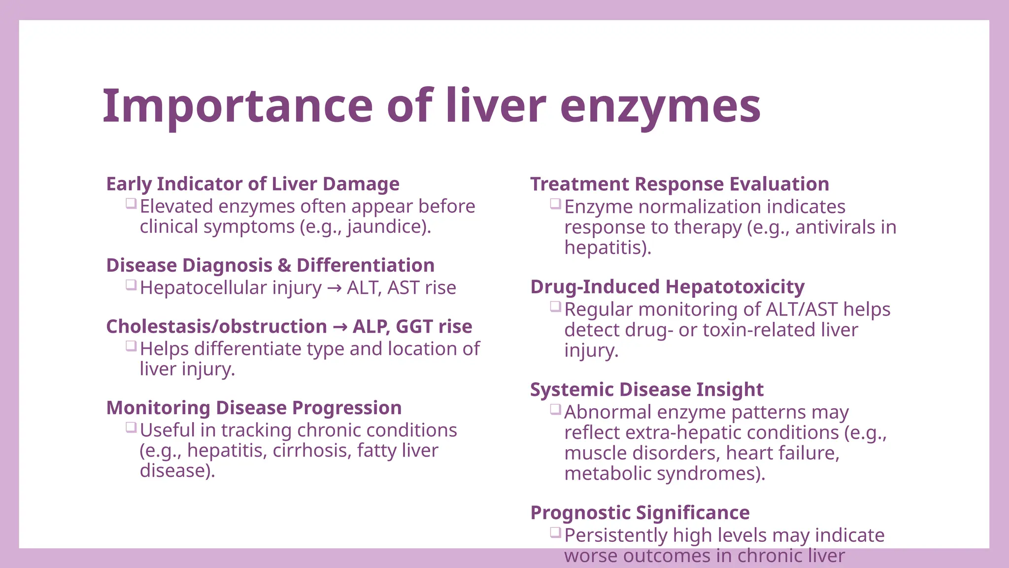 Liver Enzymes: Roles, Patterns, and Interpretation .pptx