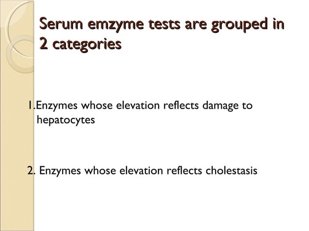 Enzymes in liver disorders presentation with cases | PPT | Endocrine ...