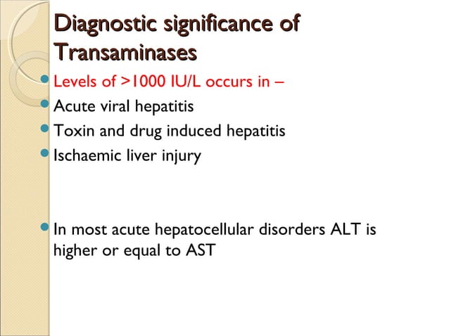 Enzymes in liver disorders presentation with cases | PPT | Endocrine ...