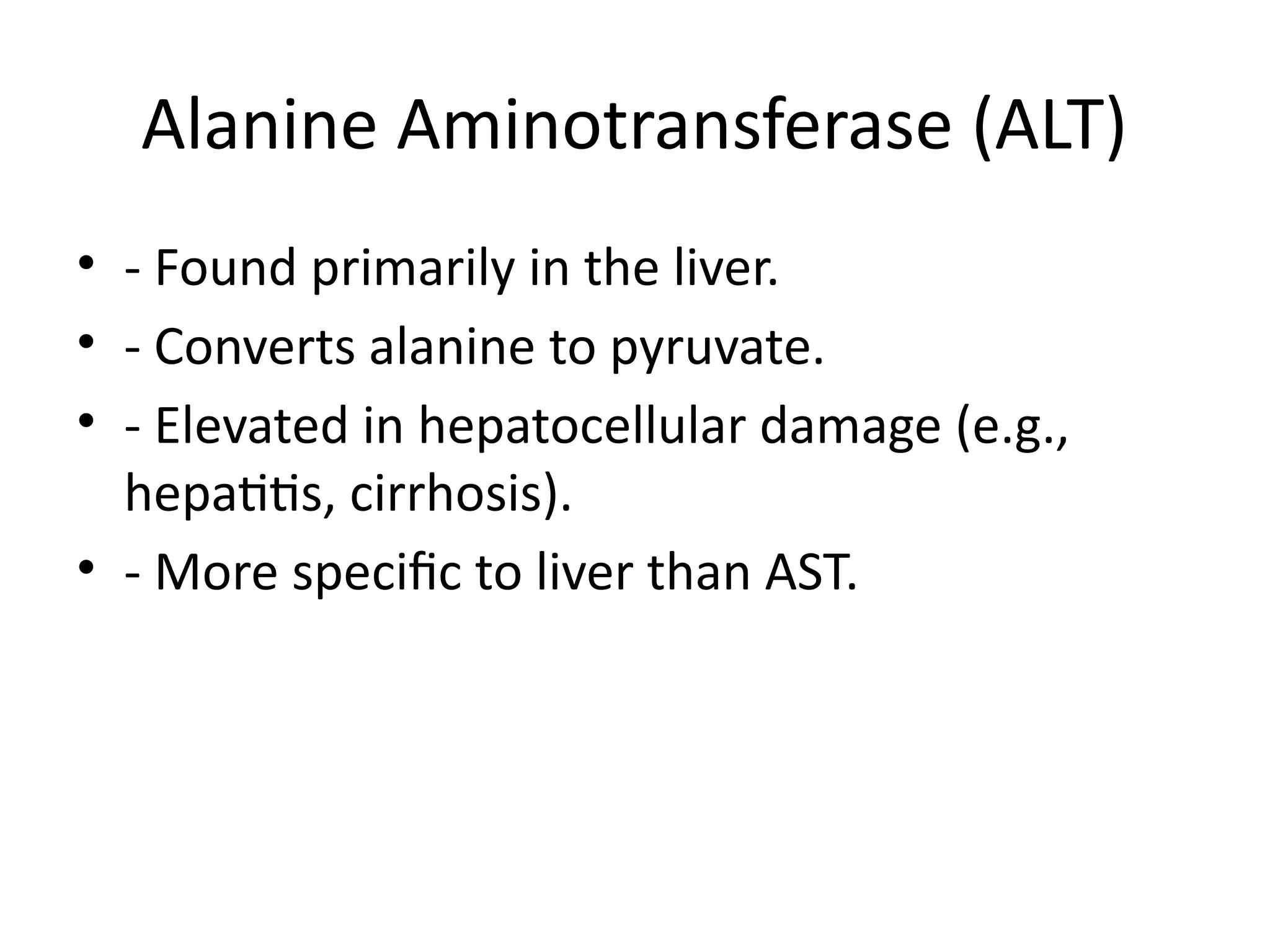 Liver_Enzymes_Presentation.pptx biochemistry | PPTX