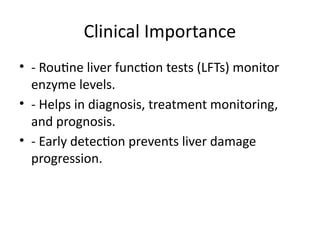 Liver_Enzymes_Presentation.pptx biochemistry | PPTX