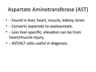 Liver_Enzymes_Presentation.pptx biochemistry | PPT