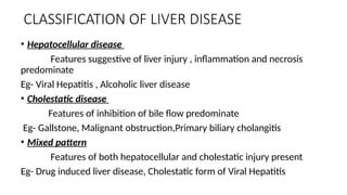 APPROACH TO LIVER DISEASES AND ETIOPATHOGENESIS | PPT